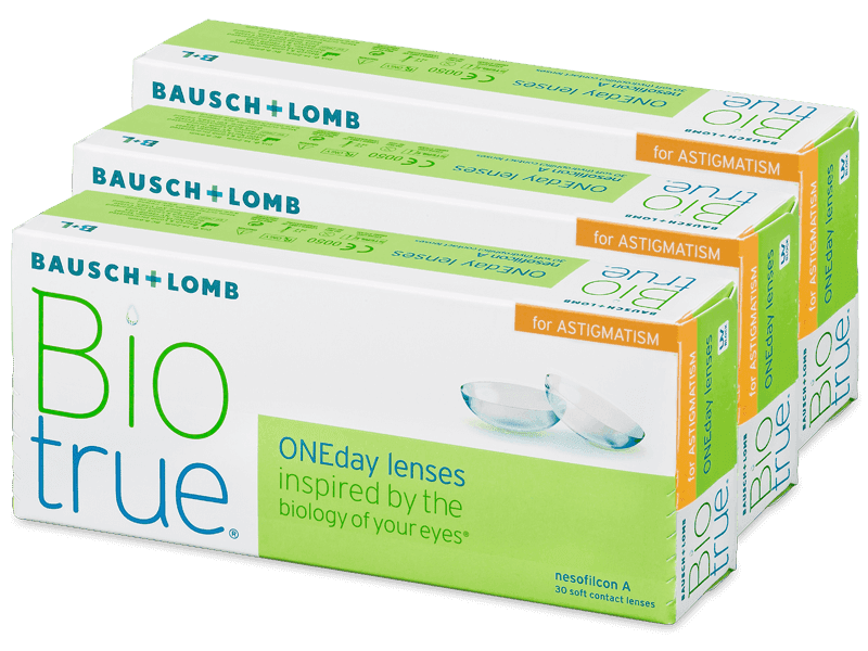 Biotrue ONEday for Astigmatism (90 lenses) | Alensa UAE