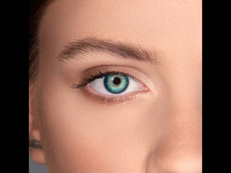 Carribean Aqua contact lenses - FreshLook Dimensions - Power (6 monthly ...