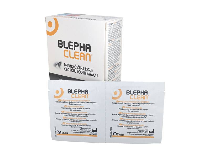 Blephaclean sterile wipes for eyelid hygiene 20 pieces | Alensa UAE