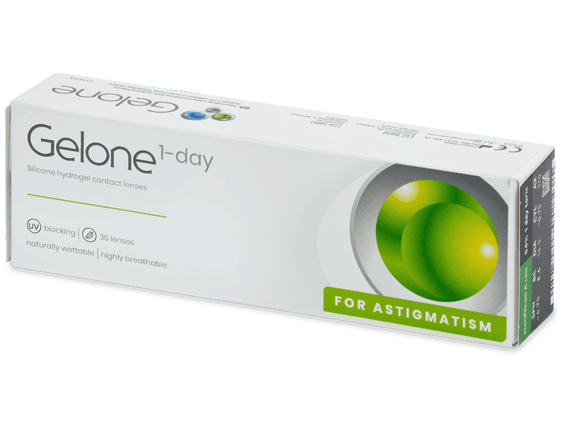 Gelone 1-day for Astigmatism (30 lenses) | Alensa UAE